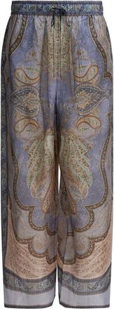 Zimmermann Femme, Pantalons, Multicolore, Taille: 40 FR Wanderlust Relaxed Pant