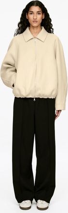 Arket Doubleface-Jacke Aus Wollmischung -Beige