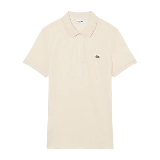 Lacoste Polo Slim Fit in Petit Piqu&eacute; - - Tops - Herren - Beige - L