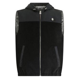 Billionaire Boys Club Velvet Nylon Short Vest - - Jackets - Herren - Schwarzk - XL