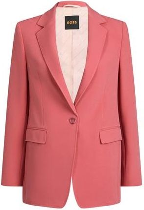 HUGO BOSS Blazer regular en cr&ecirc;pe stretch