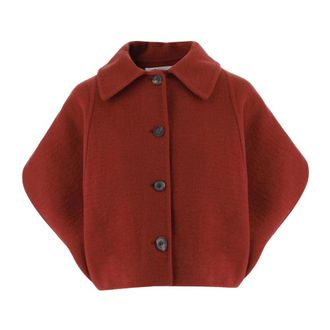 Niccol&ograve; Pasqualetti Capes - - Jackets - Damen - Rot - ONE SIZE