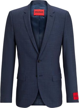 HUGO BOSS Anzugsakko mit feiner Struktur und 4-Way-Stretch in