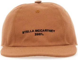 Stella McCartney Stella McCartney Caps & Mützen - Structured Brown Baseball Cap - Gr. 57 - in Orange - für Damen