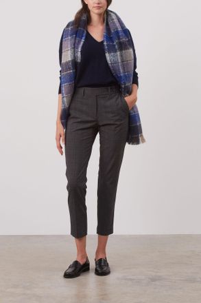 Gerard Darel Pantalon de tailleur &agrave; carreaux - ELIASS - Gris moyen