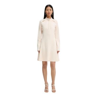 Liu Jo Strickkleid mit ausgestelltem Rock - - Dresses - Damen - Beige - XS
