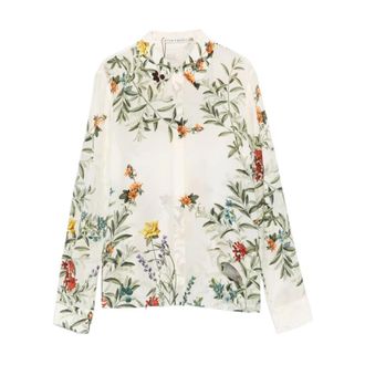 Alice & Olivia Hemdbluse mit botanischem Print - - Blouses & Shirts - Damen - Beige - S