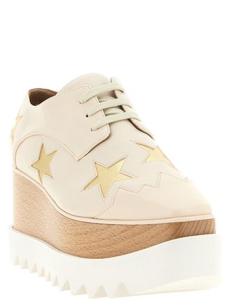 Stella McCartney Star-Embellished Vegan Leather Flat - Ivory