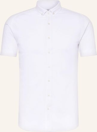 DeSoto Desoto Kurzarm-Hemd Slim Fit Aus Jersey weiss