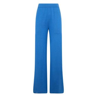 Moorer Strickhose - - Trousers - Damen - Blau - S