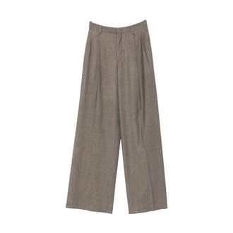 Tagliatore Peileen Weite Hose - - Trousers - Damen - Braun - S