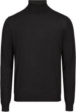 Hackett Rollkragenpullover aus Merinowolle und Seide von Hackett in Braun