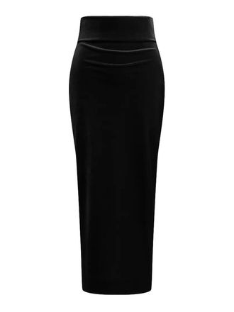 Alberta Ferretti Jupe Midi - Noir