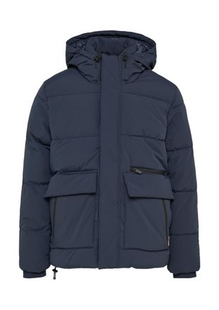 QS by s.Oliver Herren 2150208 Steppjacke mit Kapuze, Blau 5883, Large