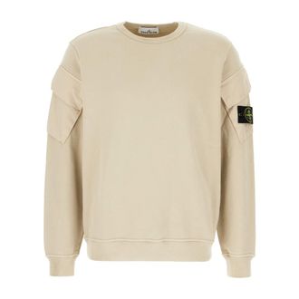 Stone Island Herren, Sweatshirts & Hoodies, Beige, MGr&ouml;&szlig;e