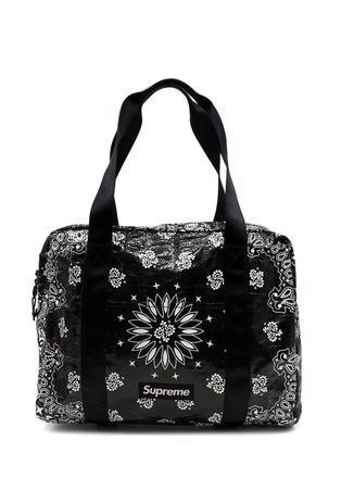 SUPREME Black Bandana Bag