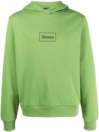 Herno hoodie à imprimé Laminar - Vert
