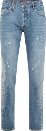 Philipp Plein Homme, Jeans, Bleu, Taille: W32 Jeans slim