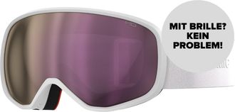Atomic REVENT M HD Skibrille I Mittelgroße Ski- & Snowboardbrille mit HD Scheibentechnologie für klare Sicht I Damen- & Herren-Ski-Brille mit Live Fit Rahmen