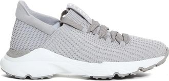 Tod's Tods Low-Top Sneaker - Stretch Fabric Grey Running Sneakers With Rubber S - Gr. 38,5 (EU) - in Grau - für Damen