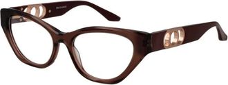 Trussardi Femme, Accessoires, Brun, Taille: ONE Size Monture de Lunettes de Cr&eacute;ateur &Eacute;l&eacute;gante