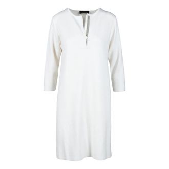 Fabiana Filippi Strickkleid aus reiner Wolle - - Dresses - Damen - Wei&szlig; - M