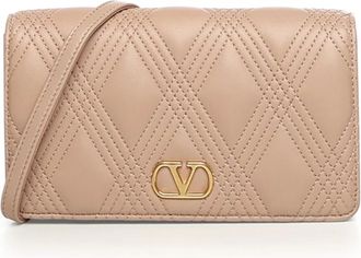 Valentino Garavani Femme, Sacs, Rose, Taille: ONE Size Quiltie 67 Mini Sac Bandouli&egrave;re