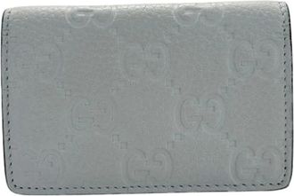 Gucci Pre-owned Card Case - Homme - Pre-owned - Gris - Taille: ONE Size