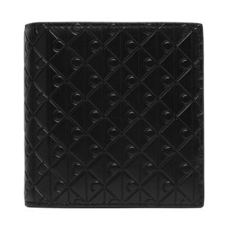 Calvin Klein Geldb&ouml;rse Calvin Klein Embossed Emblem Trifold LV04D1145G Schwarz
