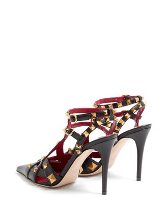 Valentino Garavani Studded Leather Pump - Black