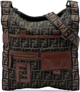 Fendi Pre-owned Toile sacs-fendi - Femme - Pre-owned - Brun - Taille: ONE Size