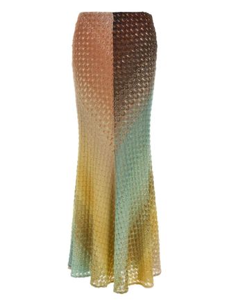 Missoni jupe à coupe longue - Jaune