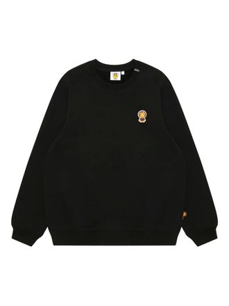 A Bathing Ape Sweatshirt mit grafischem Print - Schwarz