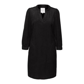 Part Two Schwarzes Kleid mit &frac34; &Auml;rmeln - - Dresses - Damen - Schwarzk - S
