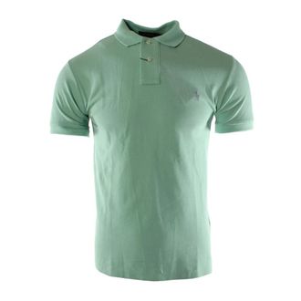Ralph Lauren Slim-fit Piqu&eacute;-Polohemd - - Tops - Herren - Gr&uuml;n - S