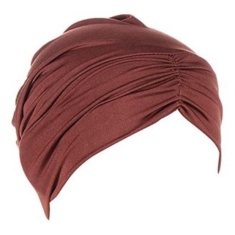 Generic Chapeau de Cancer Chapeau Chapeau Ethnique Couverture Wrap Turban Couvre-chef Turban Cap Pliss&eacute; Chapeau Bandeau Cylindre, b, Taille unique