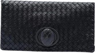 Bottega Veneta Pre-owned Gewebte Leder Clutch - - Pre-owned - Damen - Schwarzk - ONE SIZE