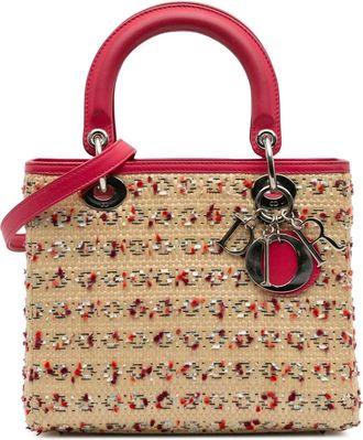 Dior Hobo Bags - Medium Woven Raffia Lady Dior - Gr. unisize - in Braun - für Damen