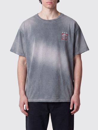 Gallery Dept. Baumwoll-T-Shirt mit abstraktem Logodruck und &uuml;berschnittenen Schultern