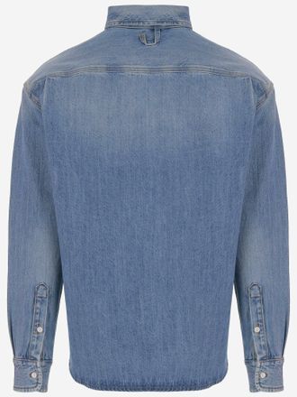 Jacquemus Mens Shirt Simon De-N&icirc;mes Cotton Denim