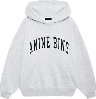Anine Bing Harvey Hoodie - - Sweatshirts & Hoodies - Damen - Grau - L