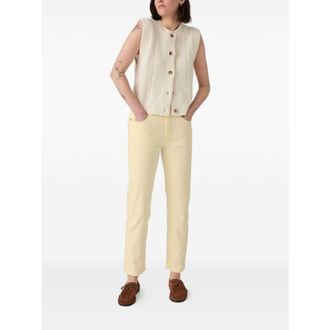 Levi's Femme, Jeans, Beige, Taille: W28 Cropped Jeans