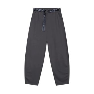 10 Days Banana Pants Fleece - - Trousers - Damen - Blau - S