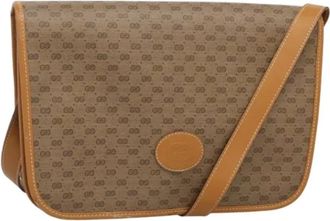 Gucci Pre-owned Cuir sacs-gucci - Femme - Pre-owned - Brun - Taille: ONE Size