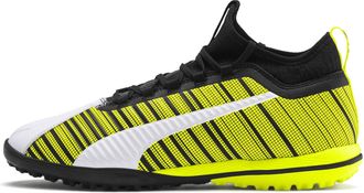 Puma Puma Unisex-Erwachsene One 5.3 Tt Fußballschuhe, Weiß White Black-Yellow Alert 03