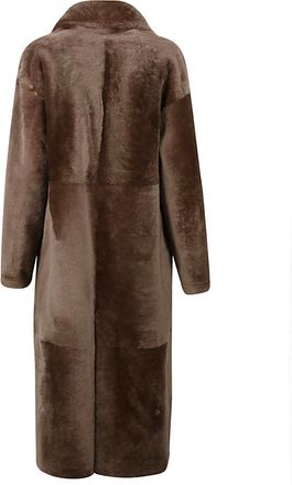 Furling Velvet Coat - Taupe