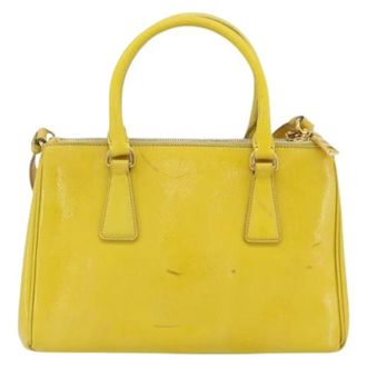 Prada Sac &agrave; main vintage doccasion - Femme - Pre-owned - Jaune - Taille: ONE Size