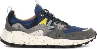 Flower Mountain baskets Yamano 3 à empiècements - Bleu