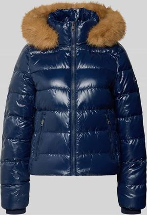 Tommy Hilfiger Regular Fit Puffer Jacket mit abnehmbarer Fellkapuze