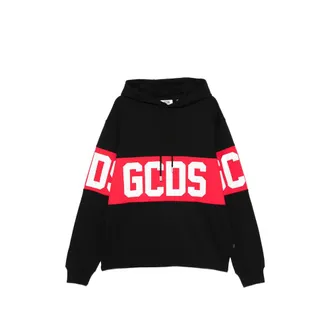 GCDS Blkre Hooded Sweatshirt - Black